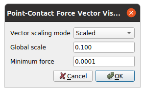 Consistent visualization of contact forces from hydroelastic contacts and from point contacts ...