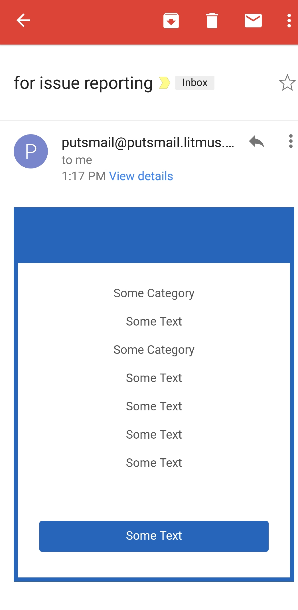 The text of mj-text does not render in Outlook 365 mobile app or GMail mobile app · Issue #1149 ...
