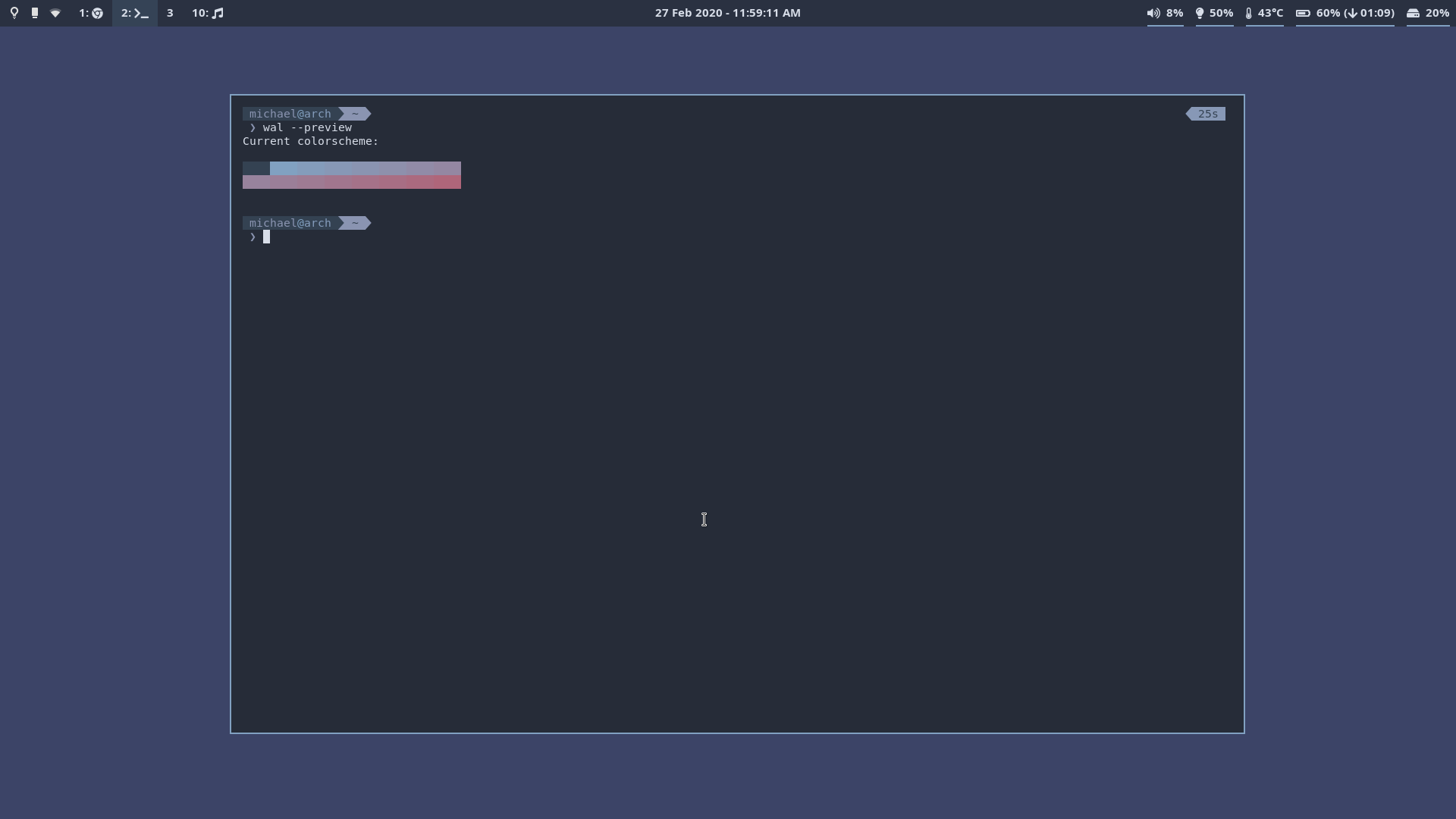 When using gradient, terminal colors are changed on exit. · Issue #336 ...