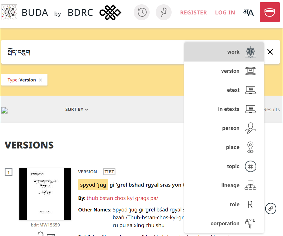 Search menu needs to update · Issue #166 · buda-base/public-digital-library · GitHub