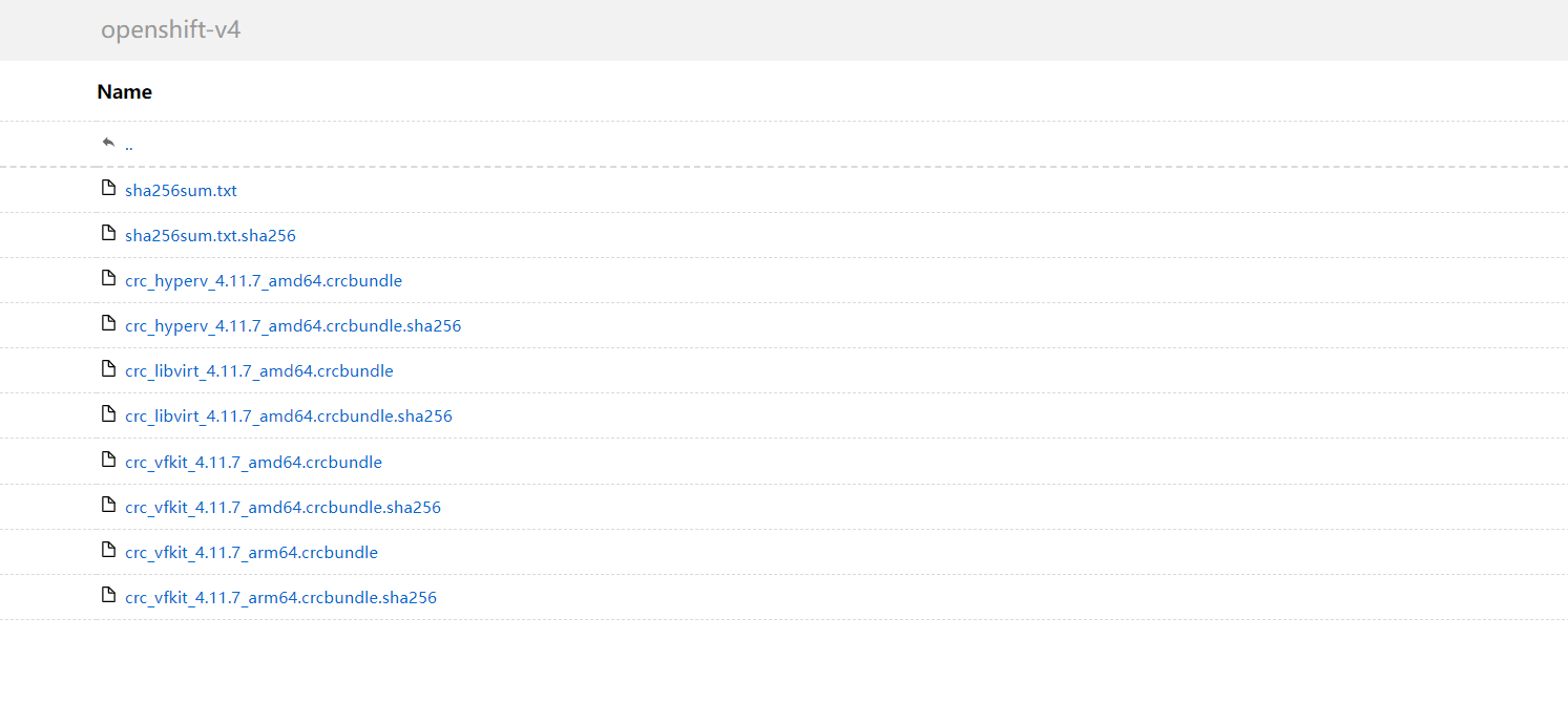 error getting bundle info for crc_libvirt_4.11.7_amd64.crcbundle · okd ...