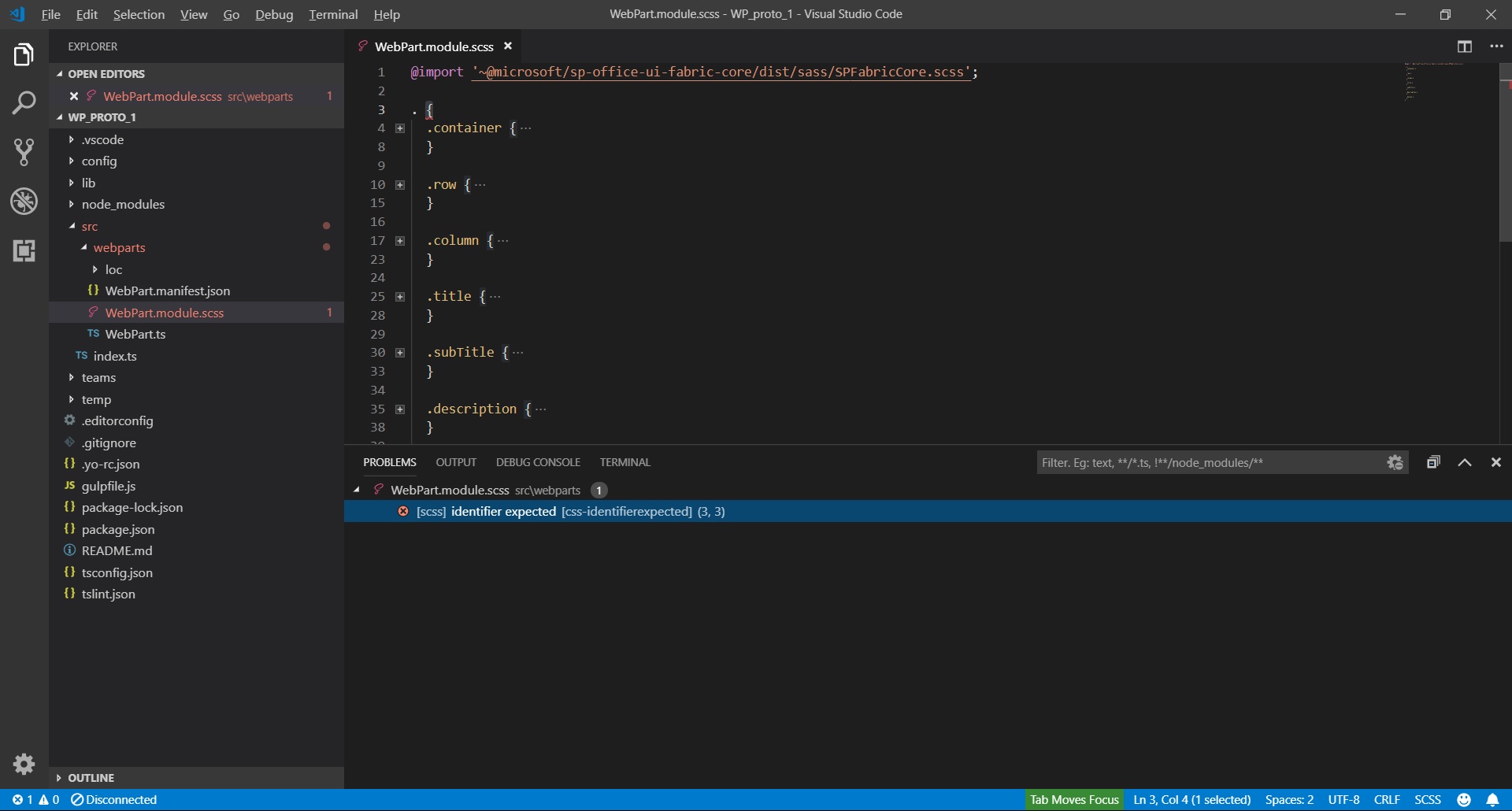 Trouble following tutorial "Build your first SharePoint client-side web part (Hello World part 1 ...