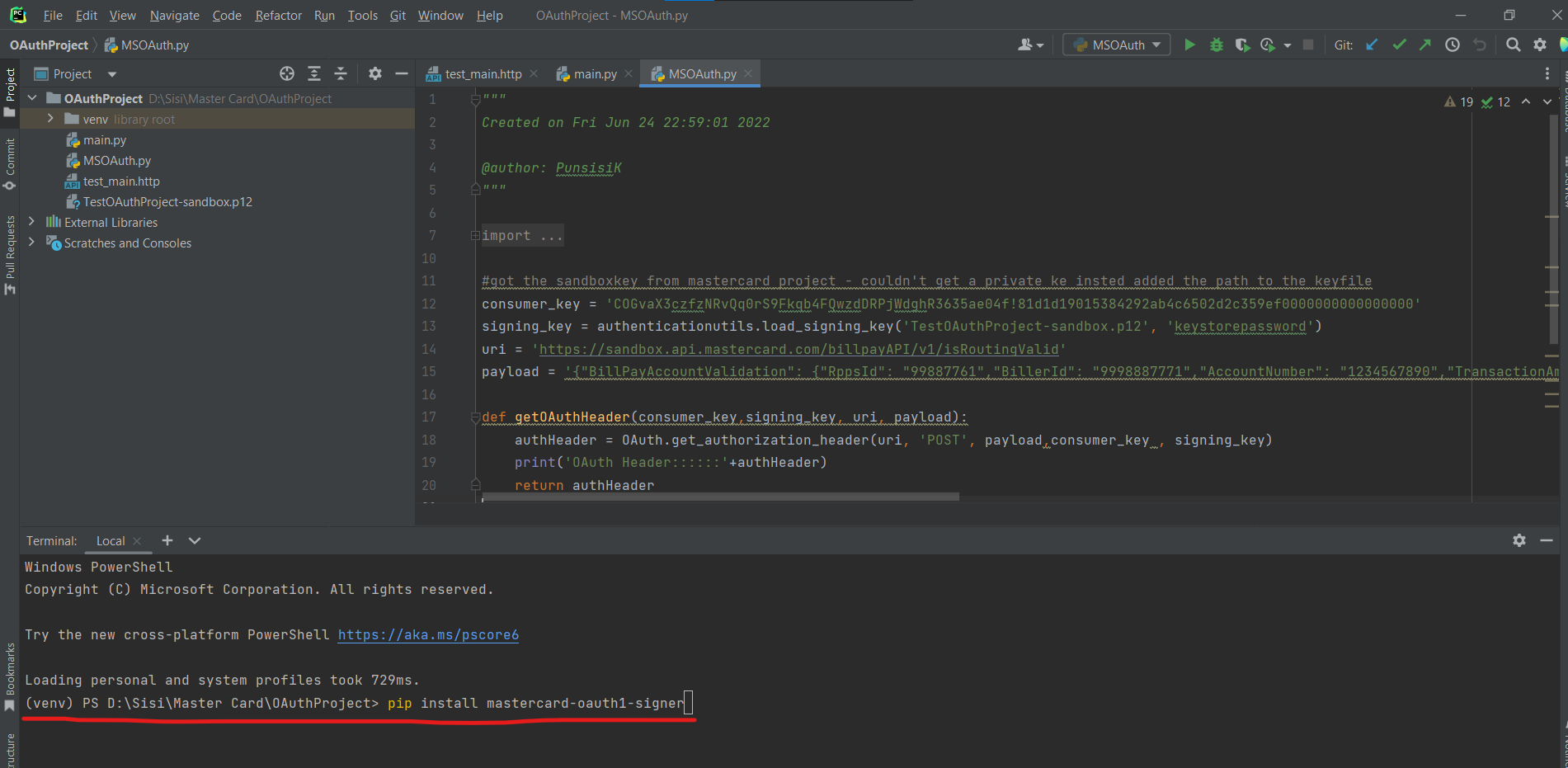 GitHub - punsisi2018861/OAuthProject