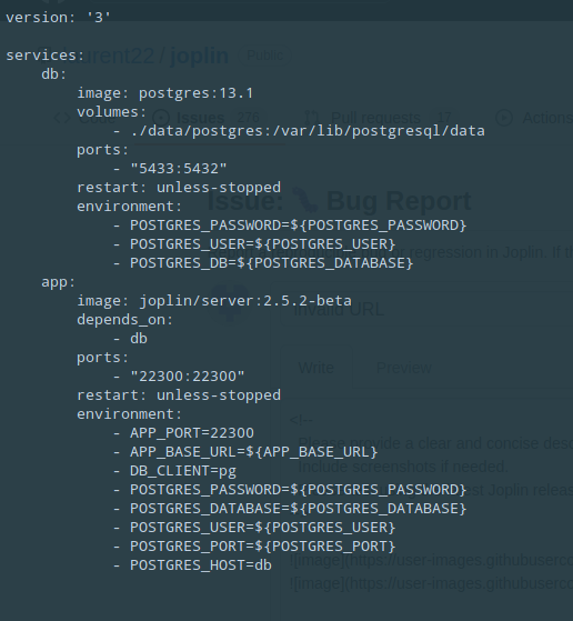 invalid URL [joplin-server] · Issue #5612 · laurent22/joplin · GitHub