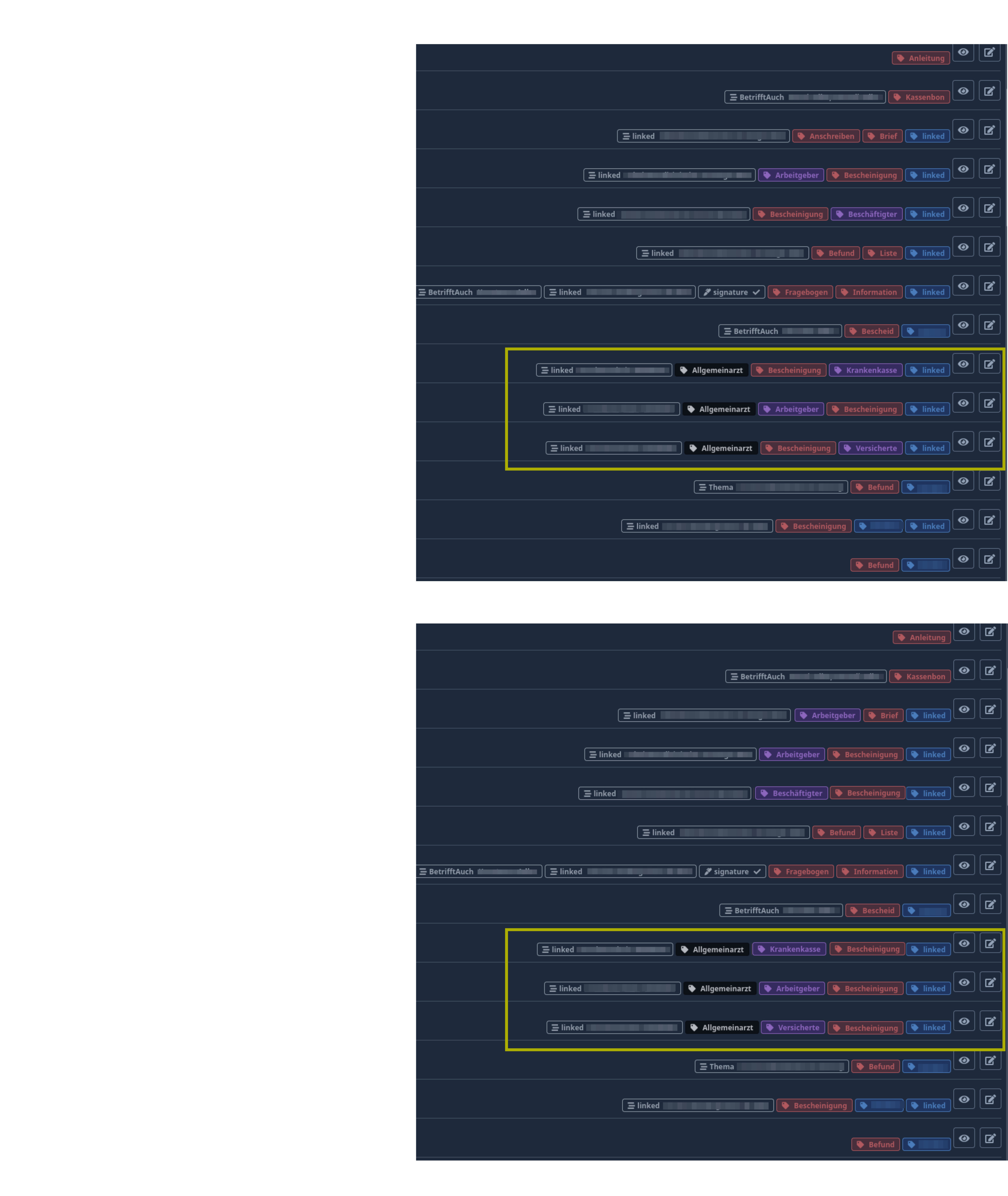 [UI] Sorting tags in list view (or generaly) by category · Issue #1396 ...