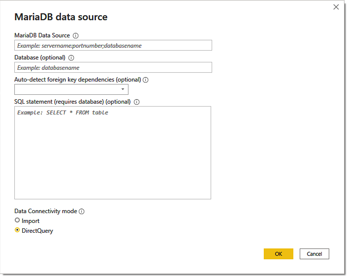 Write Queries Directly · Issue #22 · mariadb-corporation/mariadb-powerbi · GitHub