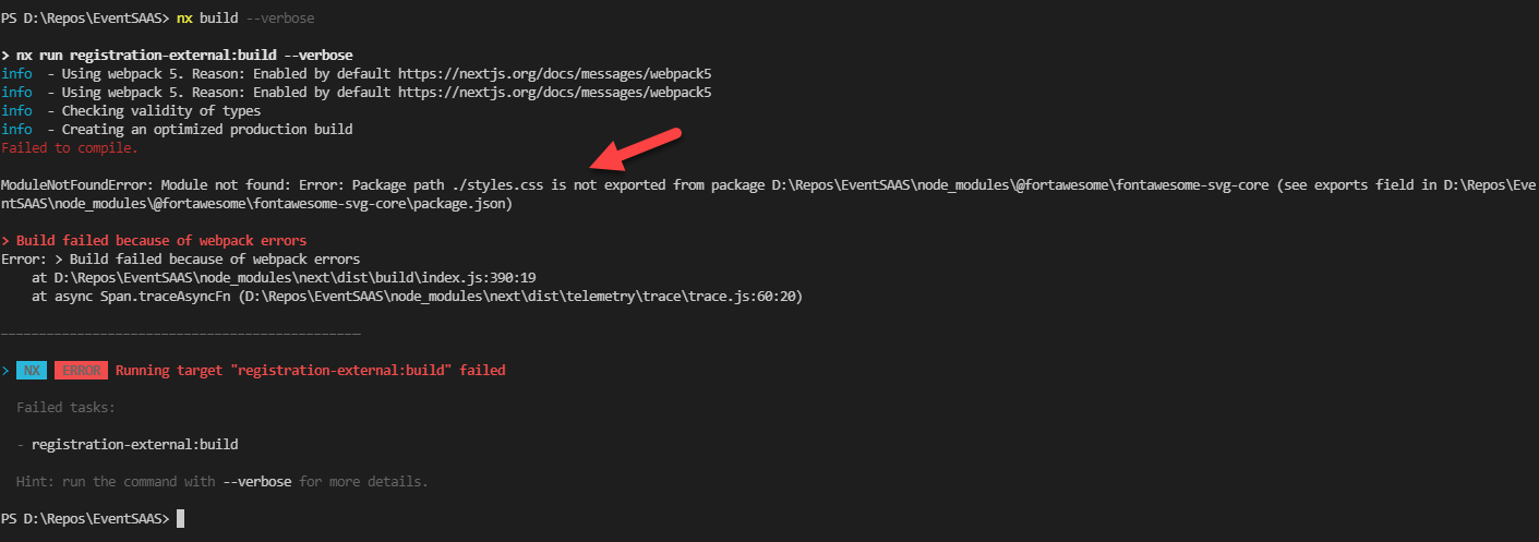Stylescss Missing From Fontawesome Svg Cores Packagejson Exports In Beta2 · Issue 18360