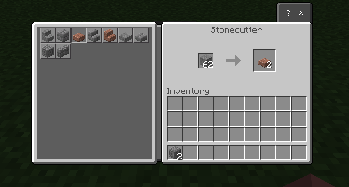 Some recipes in stonecutter are wrongly displayed · Issue #3462 ...