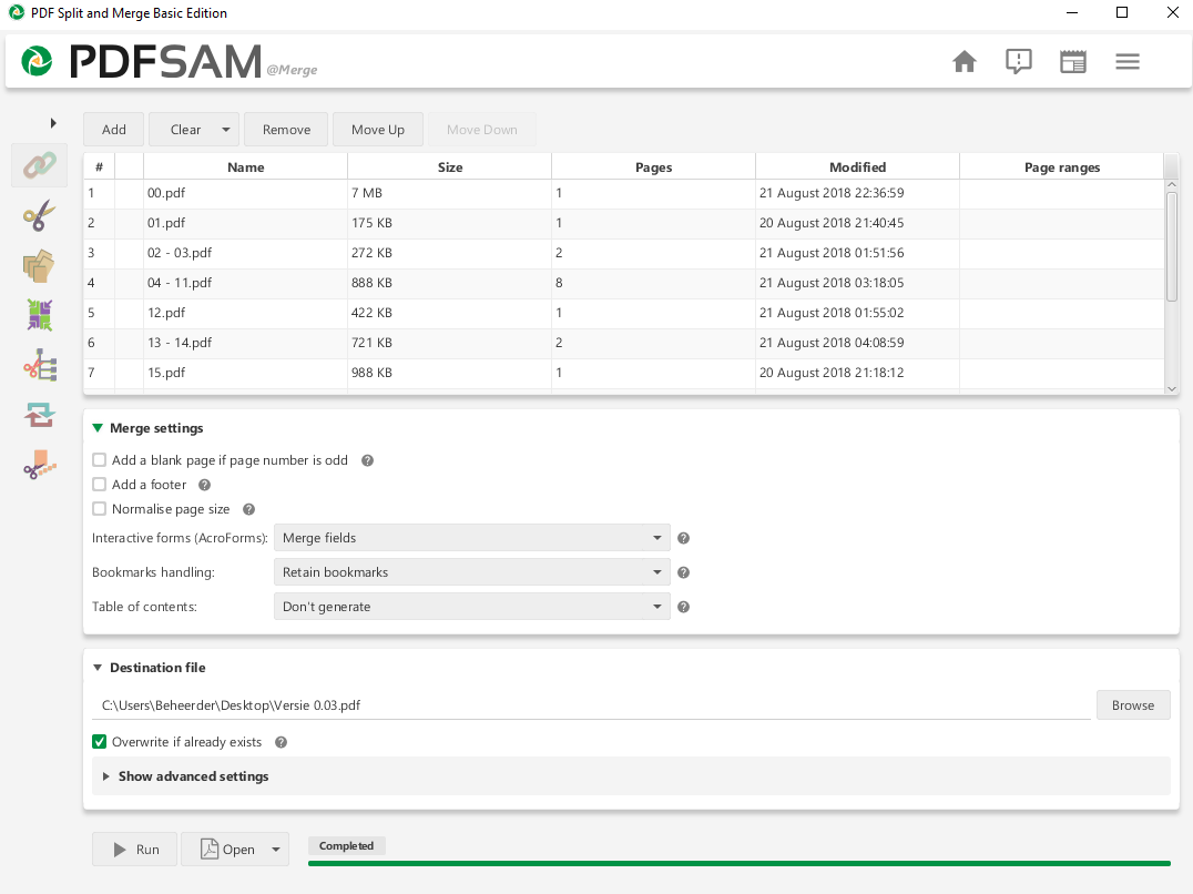 Merging pages is adding spaces in text · Issue #300 · torakiki/pdfsam · GitHub