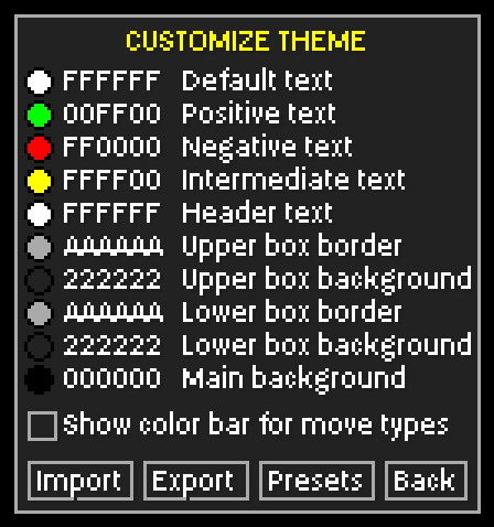 Tracker Settings - besteon/Ironmon-Tracker Wiki