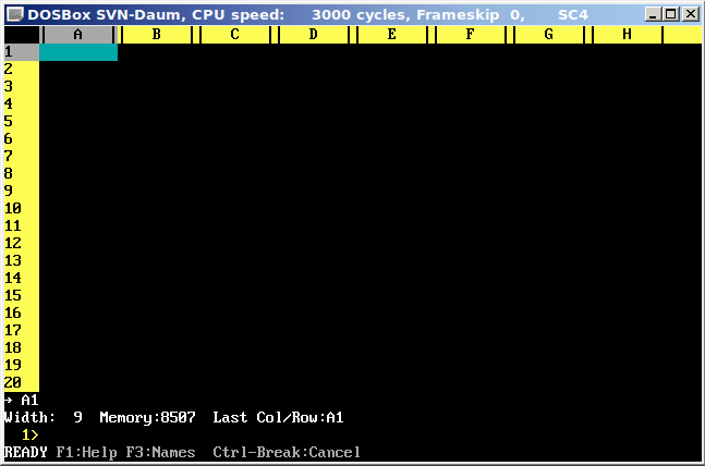 SuperCalc Flashing Text. · Issue #1473 · joncampbell123/dosbox-x · GitHub