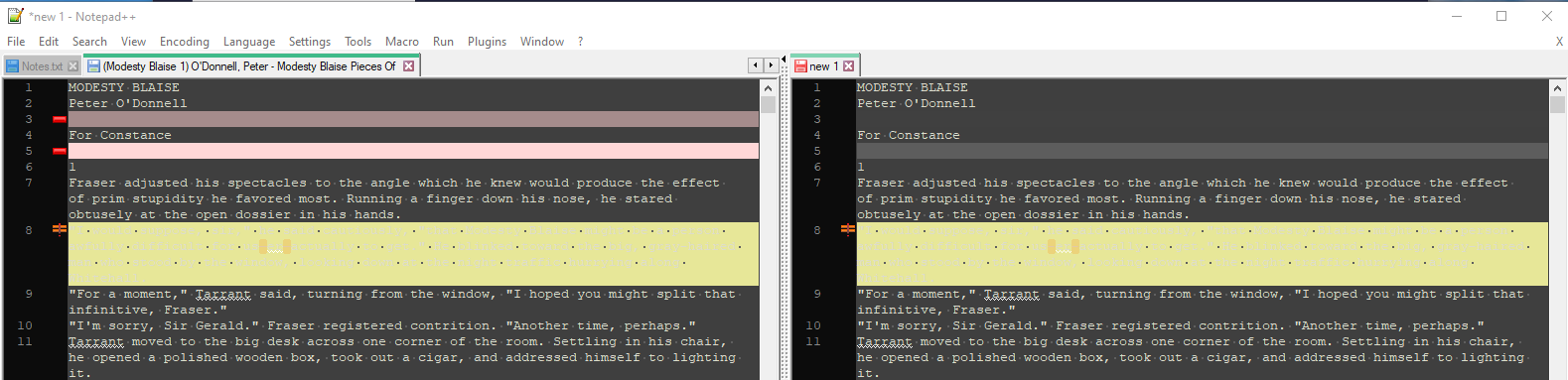 Change default color settings dependent on selected theme · Issue #211 · pnedev/comparePlus · GitHub