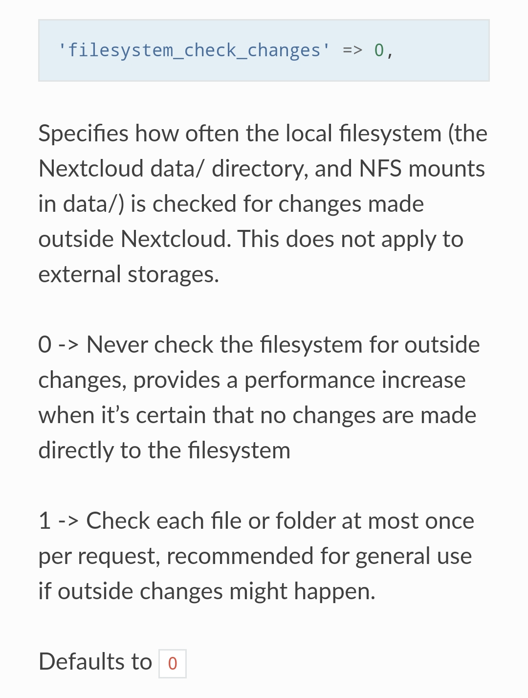 Running "occ files:scan" ignores request to scan (and clear) a missing ...