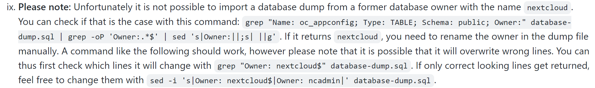 Error relation "oc_appconfig" does not exist · nextcloud all-in-one · Discussion #1553 · GitHub