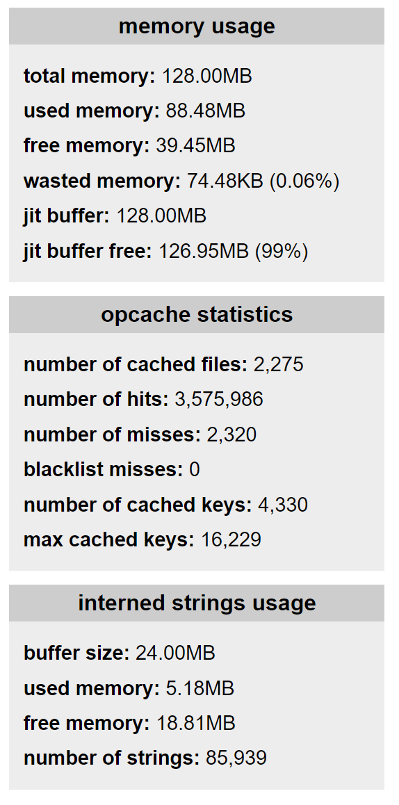 PHP OPcache-Modul not configured correctly - error message after update · Issue #2755 ...