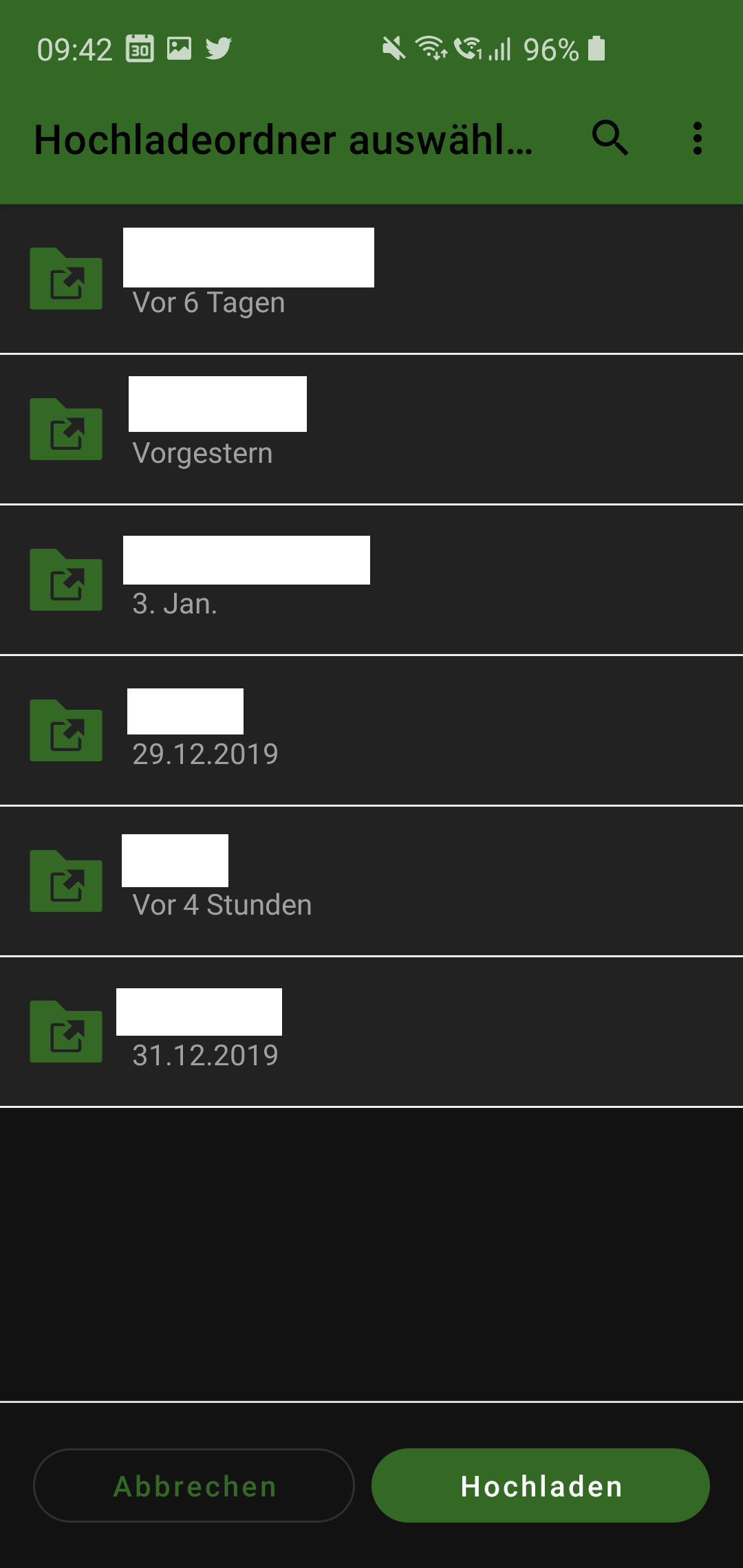 [3.10 RC2] Dark Mode upload picker doesn't look right · Issue #5188 · nextcloud/android · GitHub