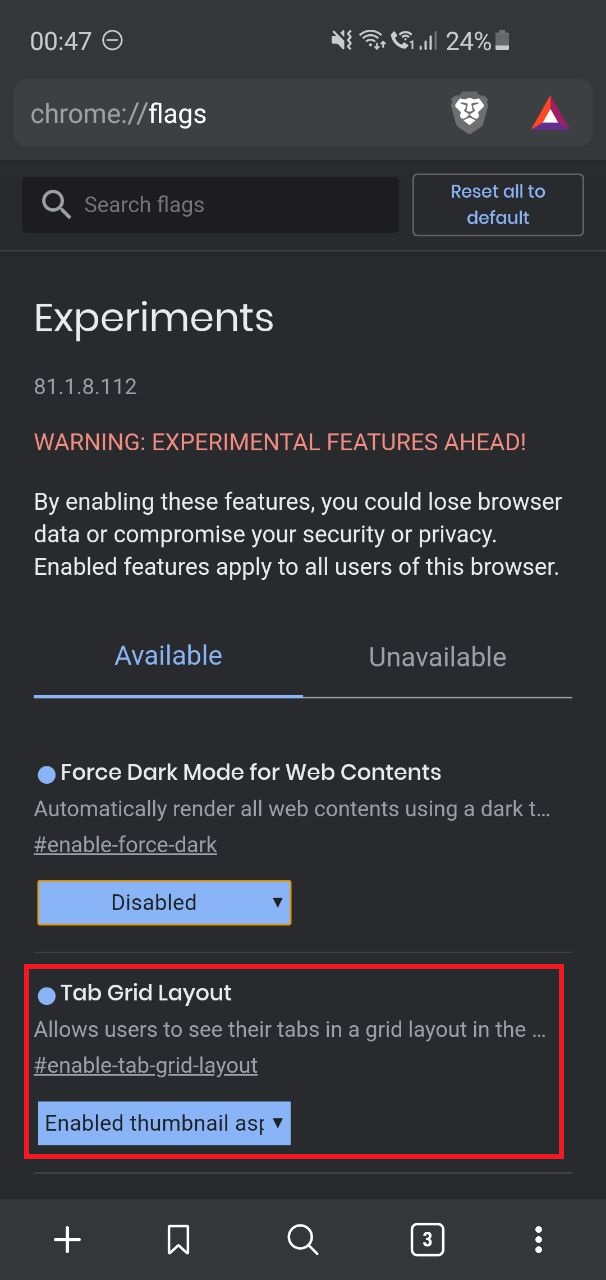 Highlight the last active tab with a color in Tab Manager, to ...