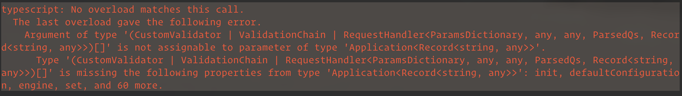 How to reuse a custom validation chain as `router.use(xxxValidator)` · Issue #1173 · express ...