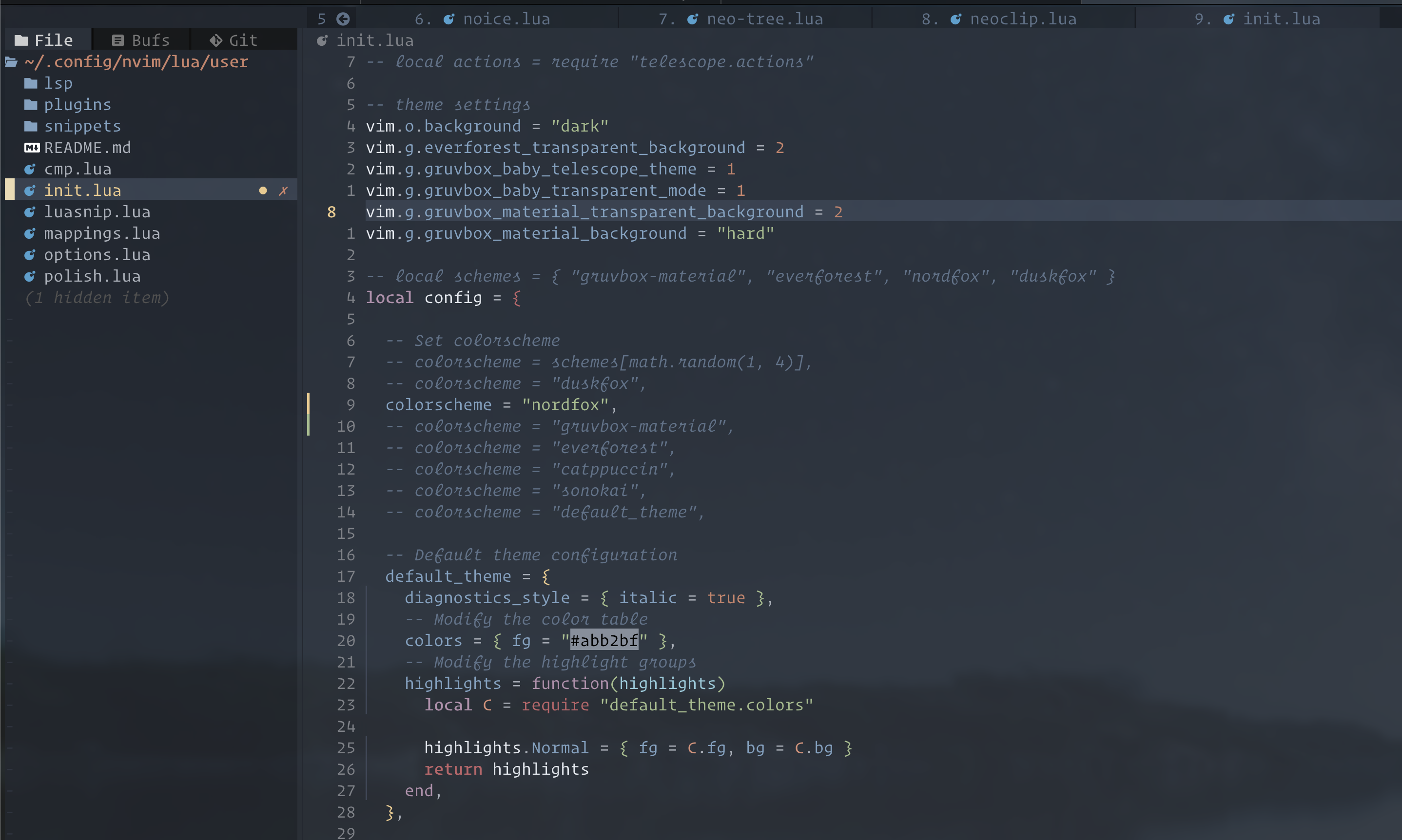 Persistent theme with telescope theme picker · Issue #1621 · AstroNvim/AstroNvim · GitHub