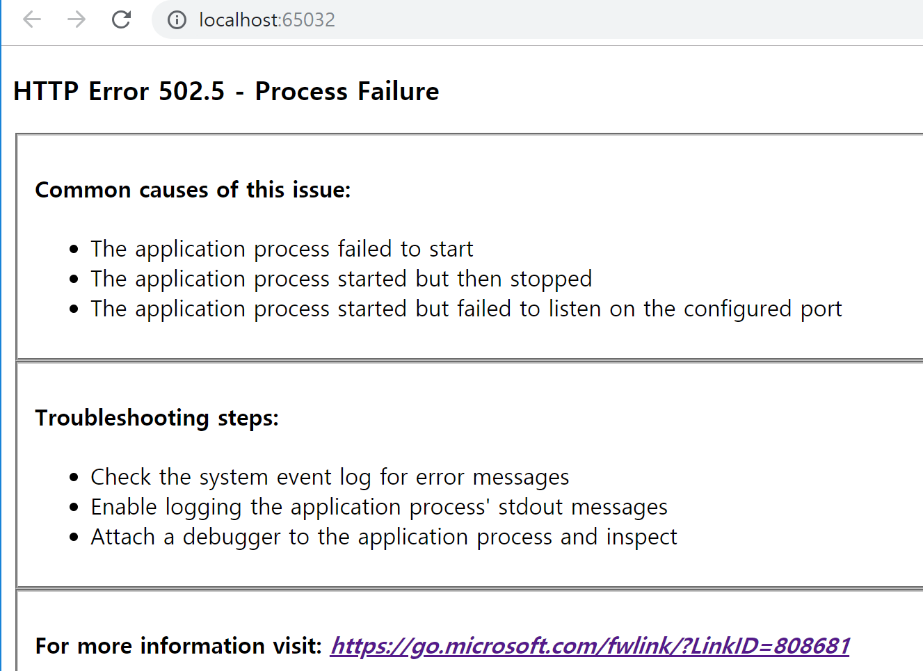 Sample Error 502.5 occurs. · Issue #17079 · MicrosoftDocs/azure-docs · GitHub