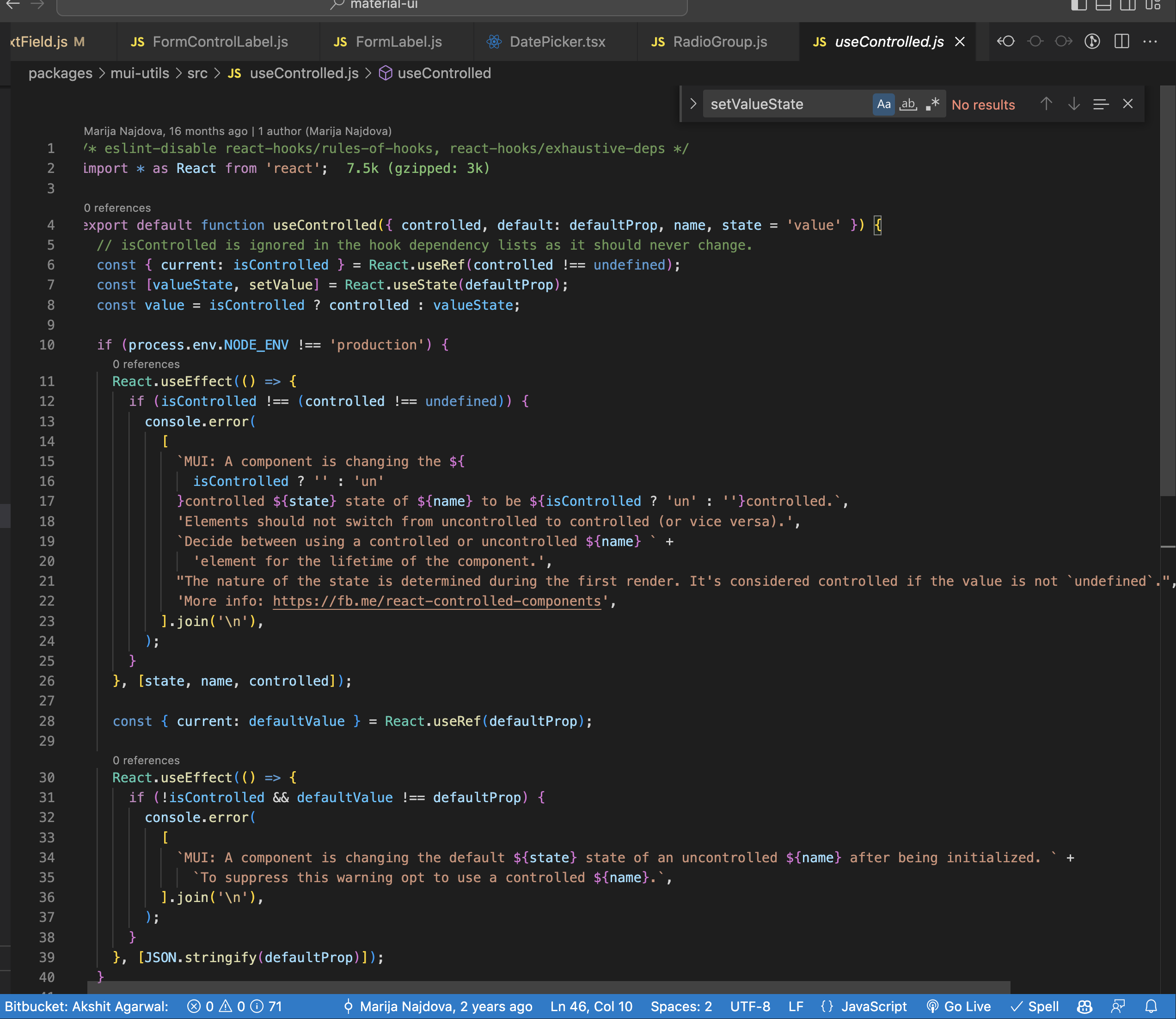 RadioGroup not showing selected Value in controlled State and Behaving ...