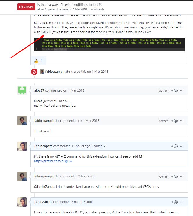 Is there a way of having multilines todo · Issue #35 · fabiospampinato/vscode-todo-plus · GitHub
