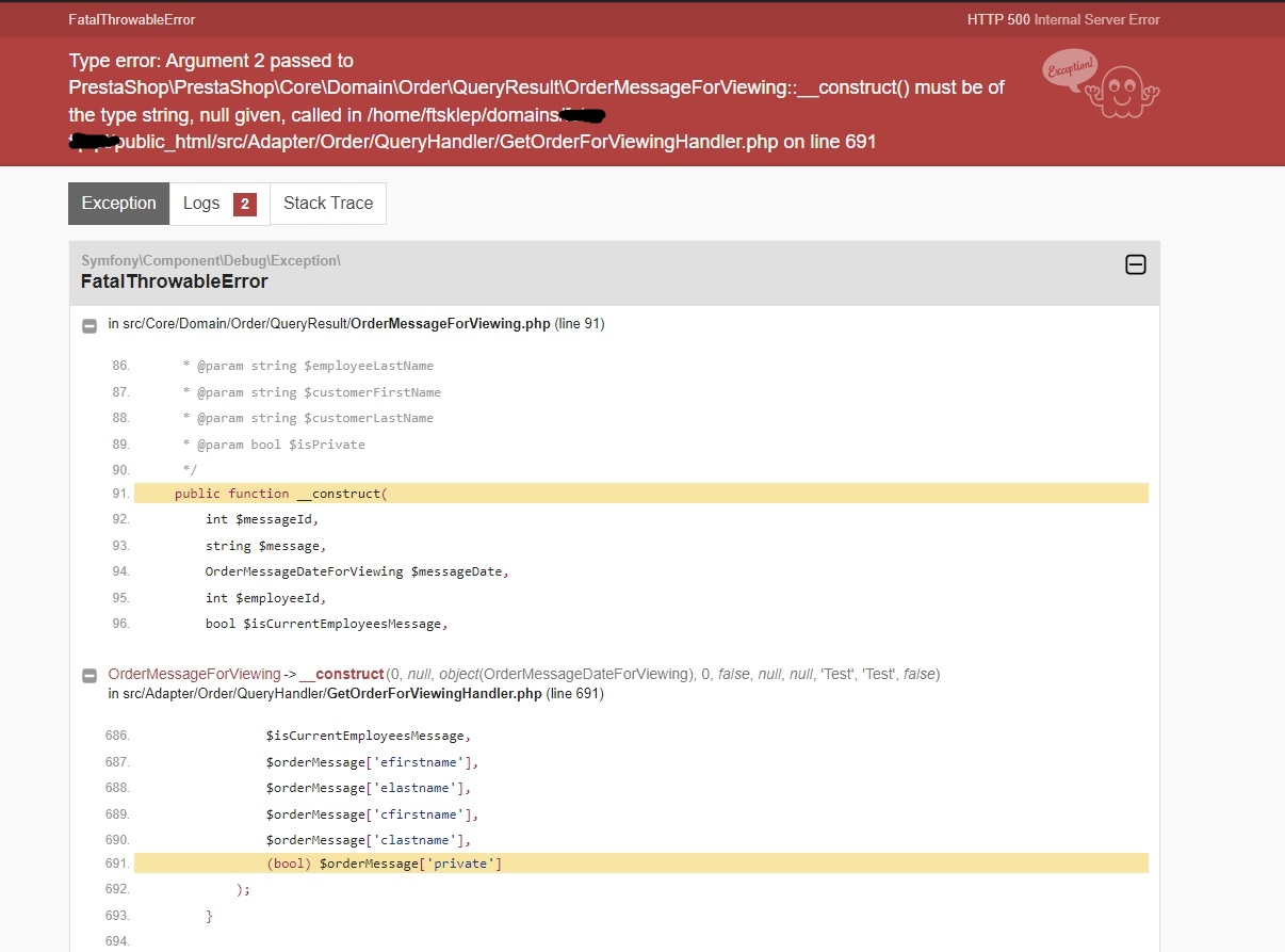 Error on display details of order · Issue #30253 · PrestaShop/PrestaShop · GitHub
