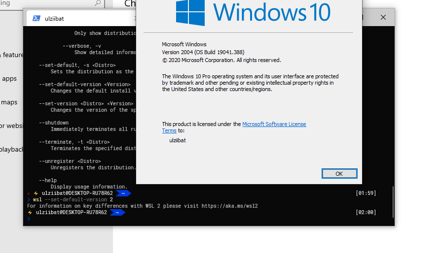 --set-default-version not recognized as an argument to wsl · Issue #783 · MicrosoftDocs/WSL · GitHub