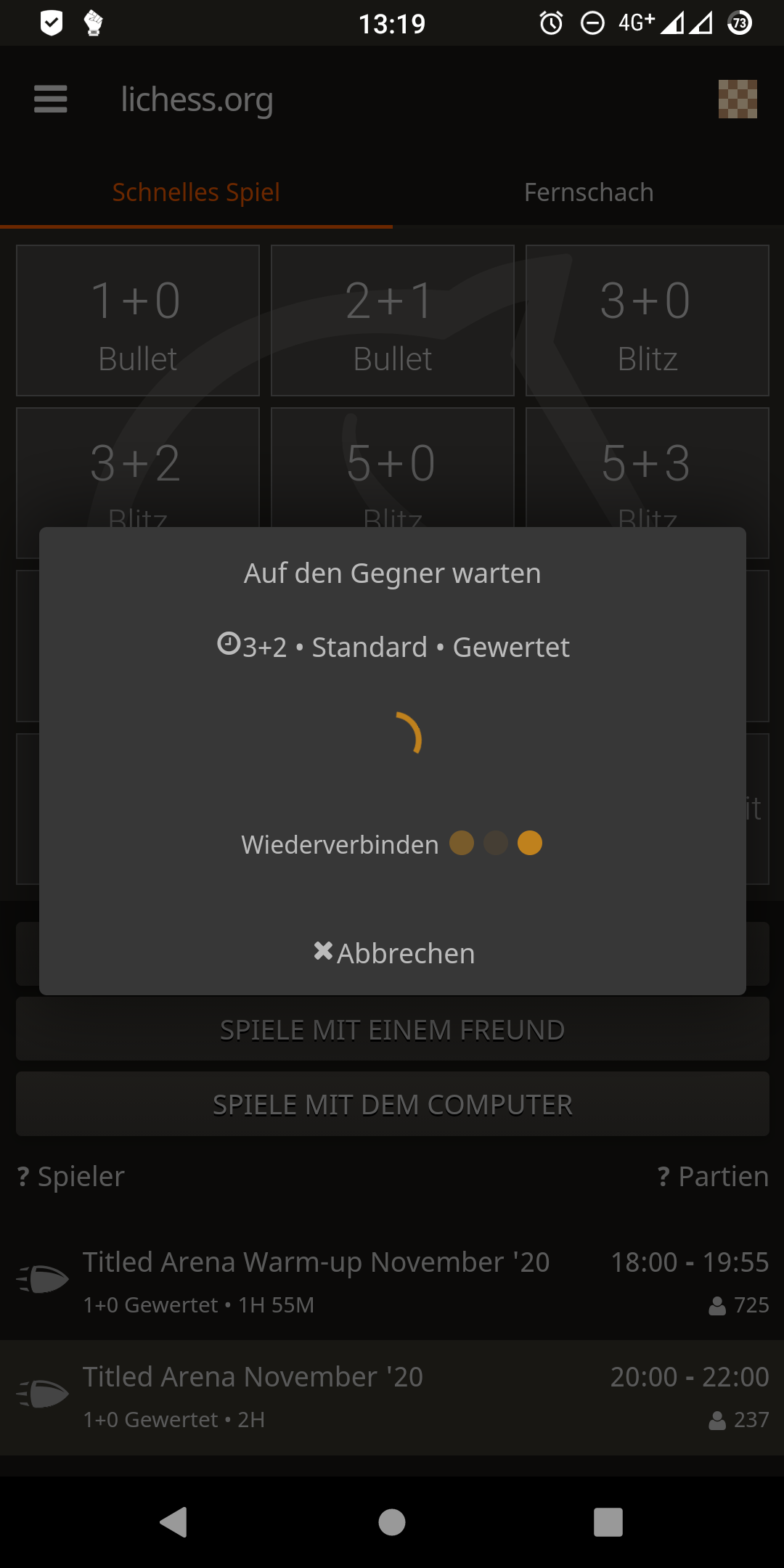 Reconnecting issue · Issue #1419 · lichess-org/lichobile · GitHub