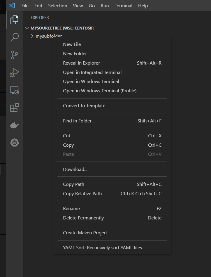 Add "Open Folder in Container..." to the sidebar right click context ...