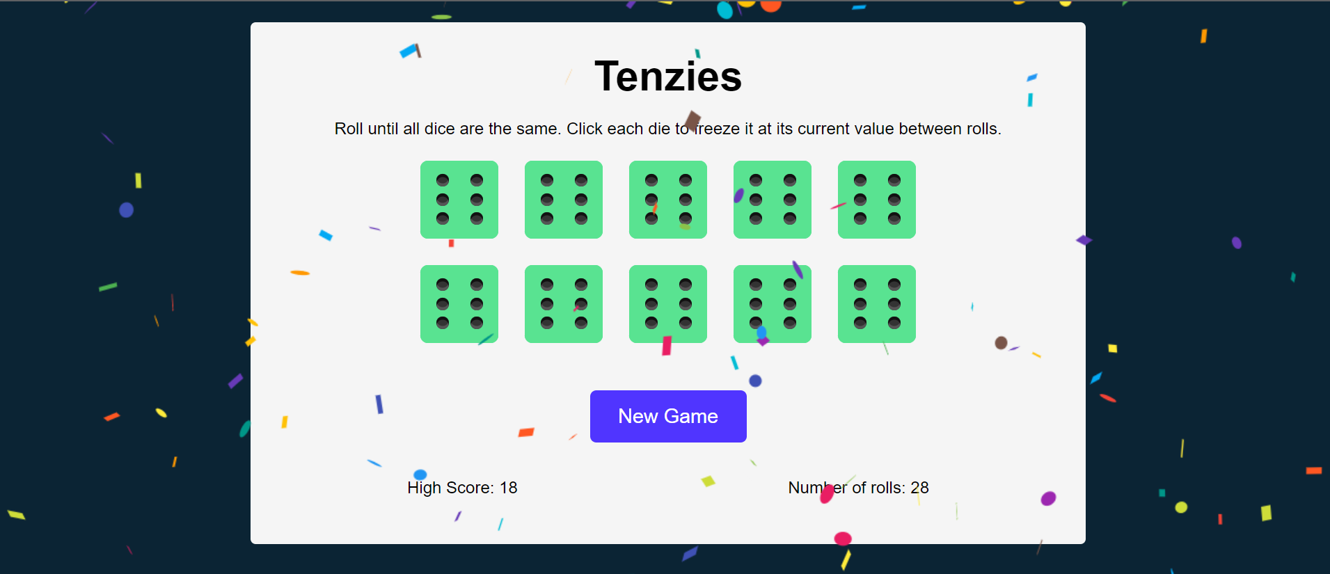 GitHub - CRSantiago/Tenzies
