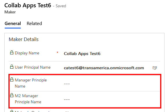 [coe Starter Kit Bug] Maker Manager Information Not Populated Anymore · Issue 3484
