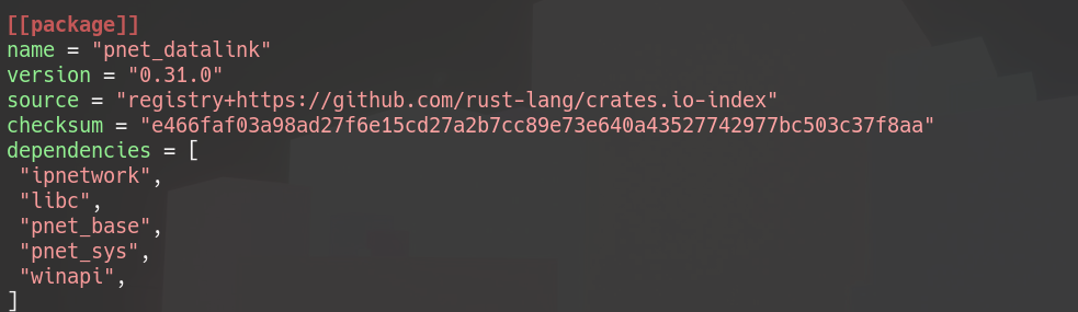 pnet::datalink is missing in 0.31.0 · Issue #579 · libpnet/libpnet · GitHub