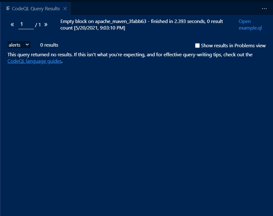 Add Styling To Empty Query Results Message · Issue 869 · Githubvscode Codeql · Github