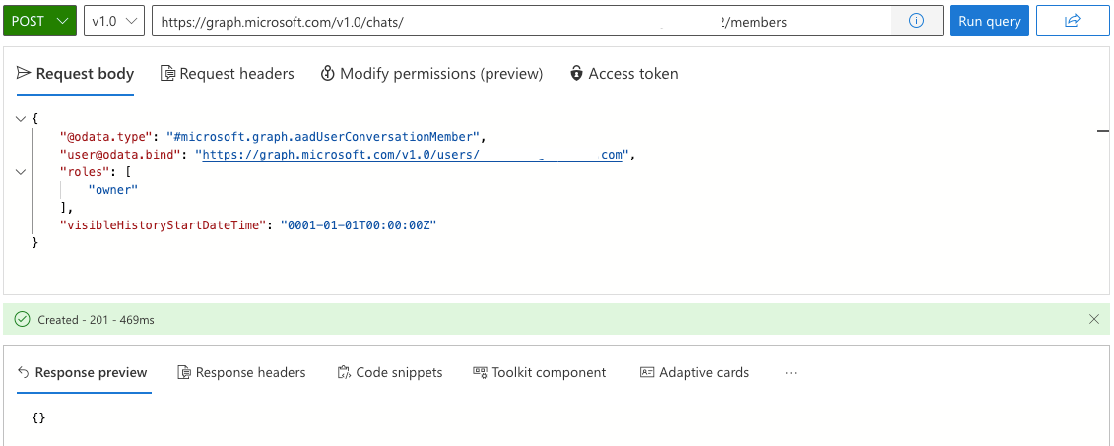 Contenttype Is Required Error When Adding A Chat Member · Issue 248 · Microsoftgraph Msgraph