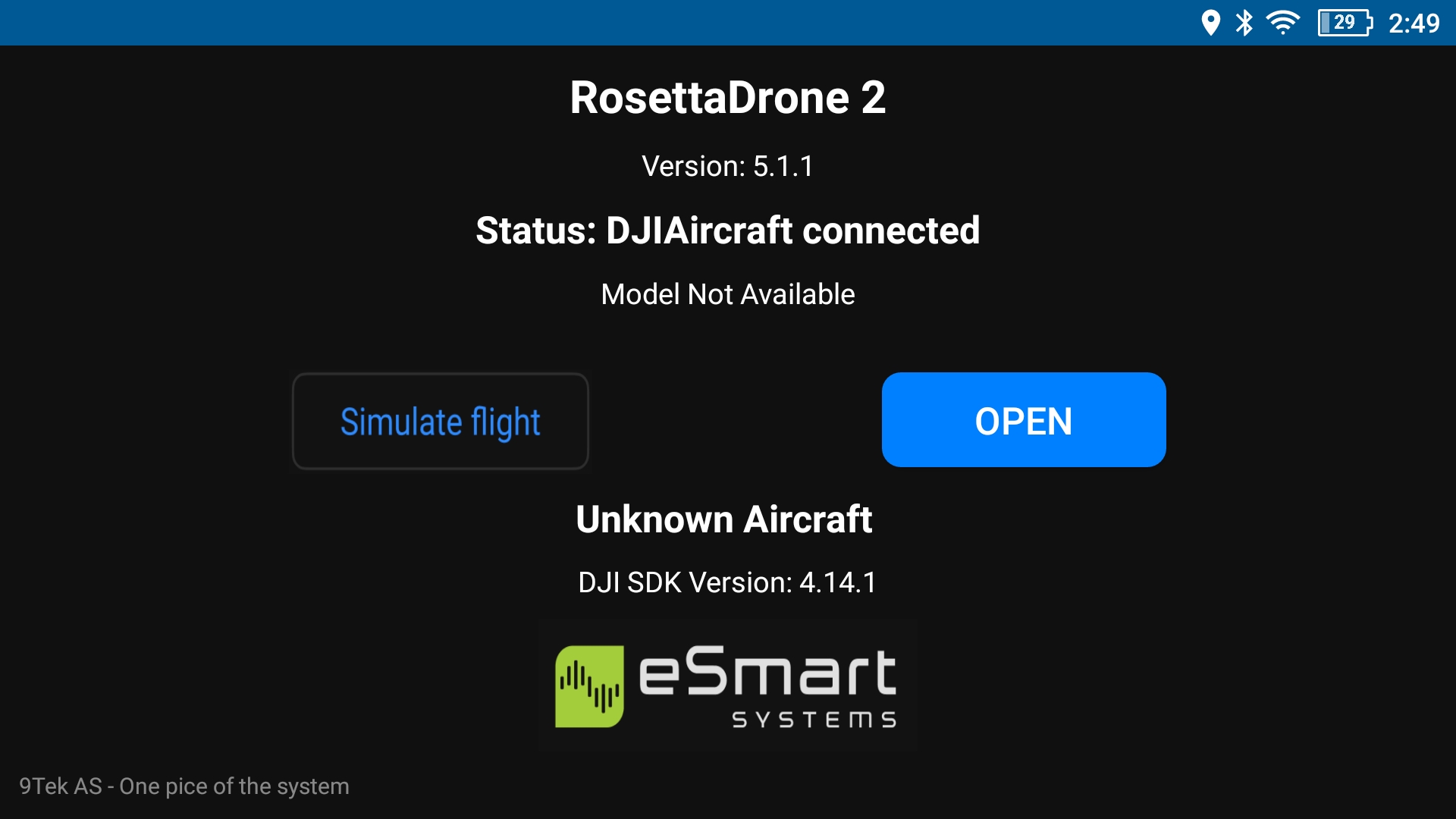 Run Failed on DJI Mavic 2 Enterprise Advanced · Issue #100 · RosettaDrone/rosettadrone · GitHub