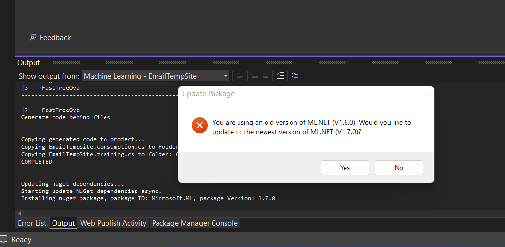 Model Builder Error: Index was outside the bounds of the array · Issue #1929 · dotnet ...
