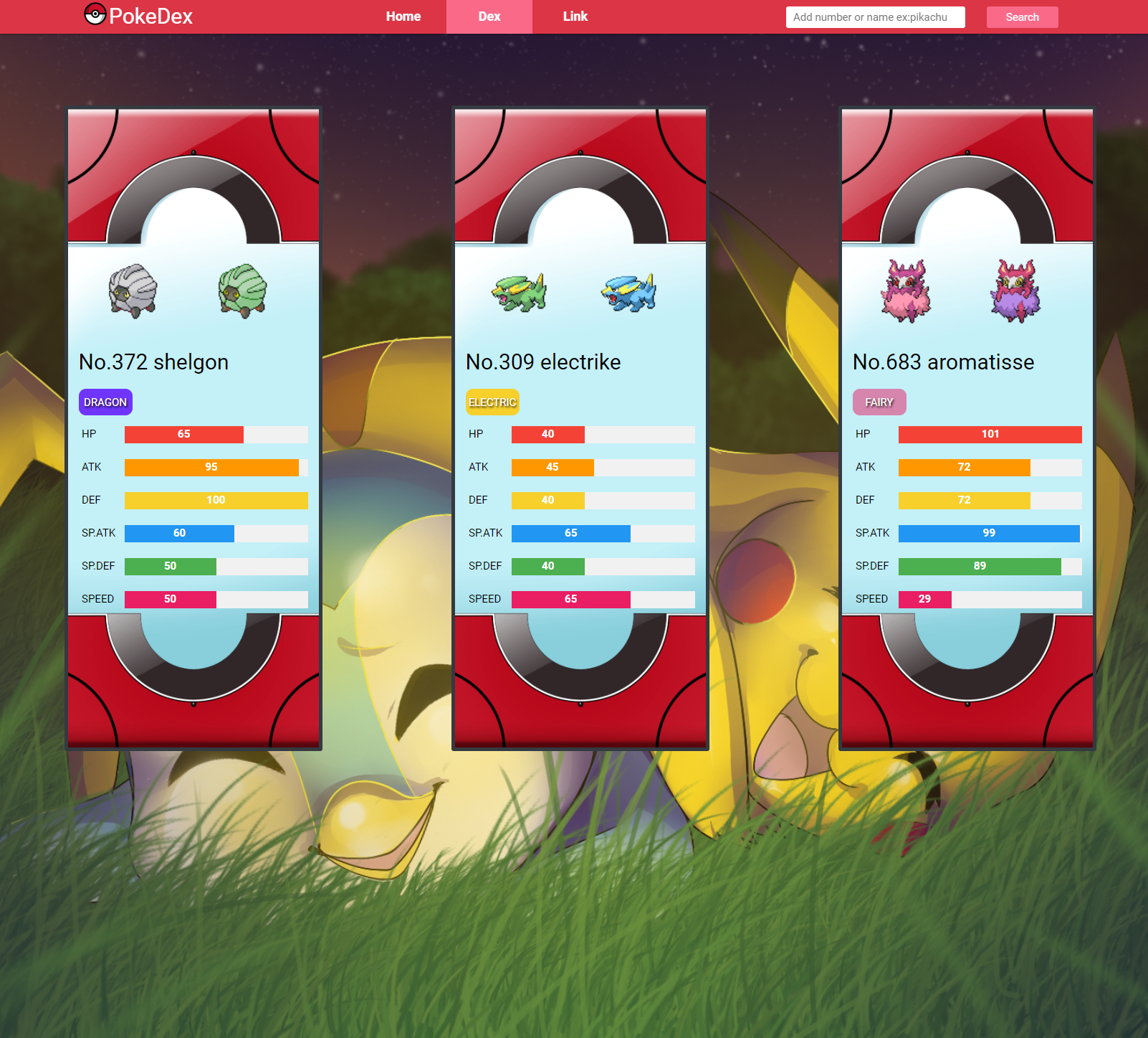 GitHub - WeiYun0912/pokemon-dex-sass