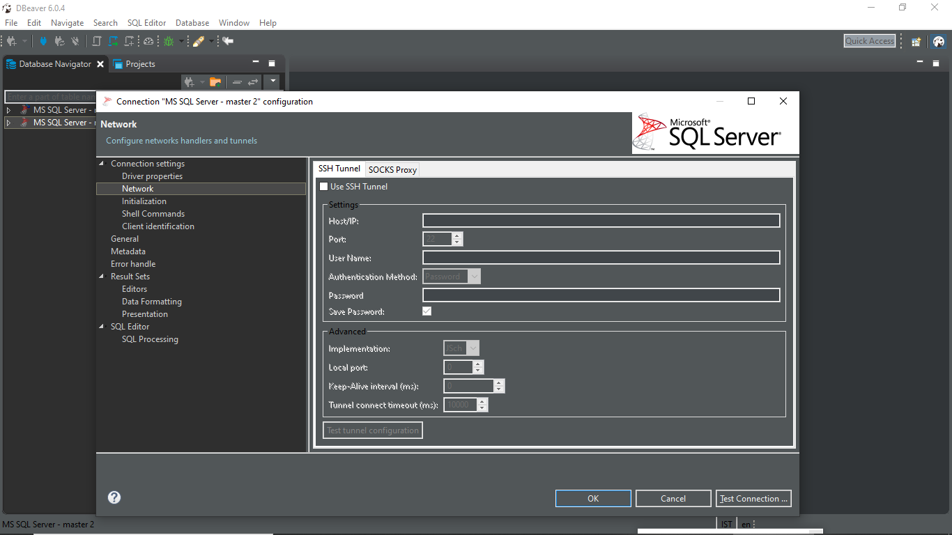 Need to fill tunnel details via command line · Issue #8005 · dbeaver ...