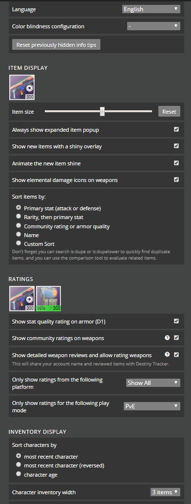 item ratings don't appear after changing some settings? · Issue #2971 ...