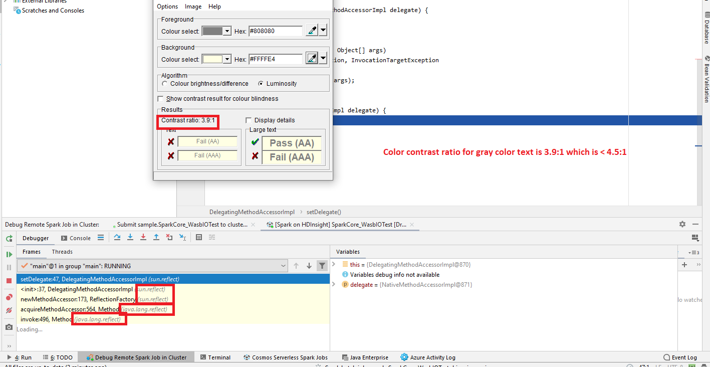 [Accessbility]A11y_Java Tooling for IntelliJ/Eclipse - New Features_Remote Debugging-Console ...