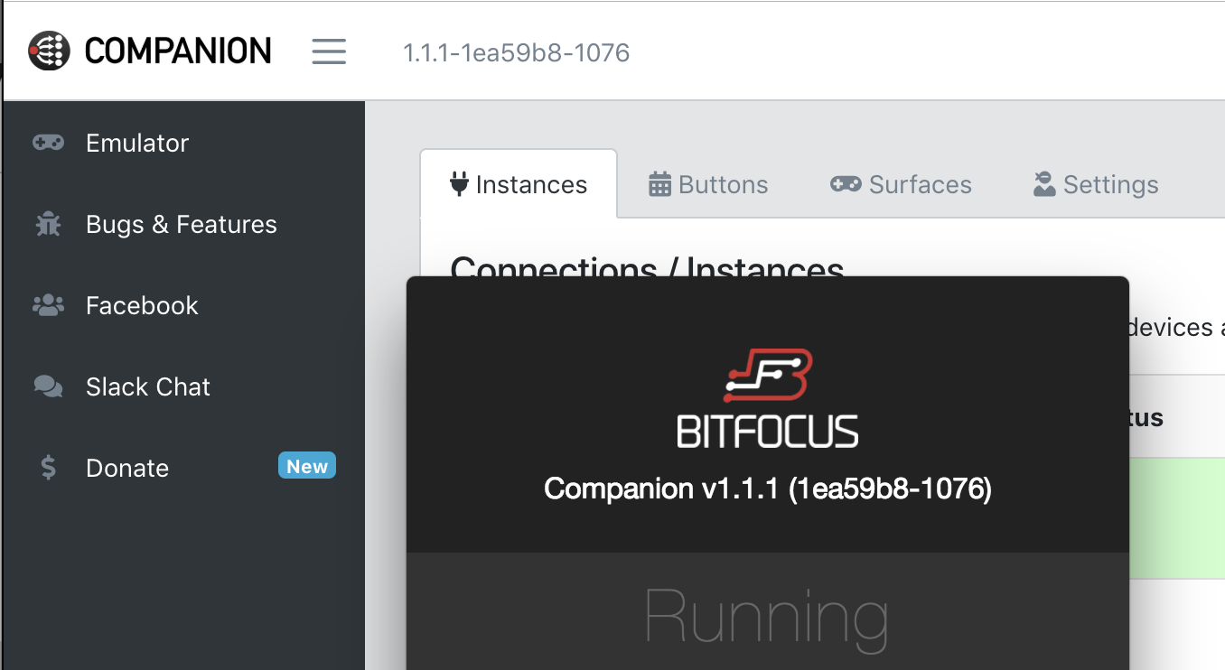 Build number display · Issue #335 · bitfocus/companion · GitHub