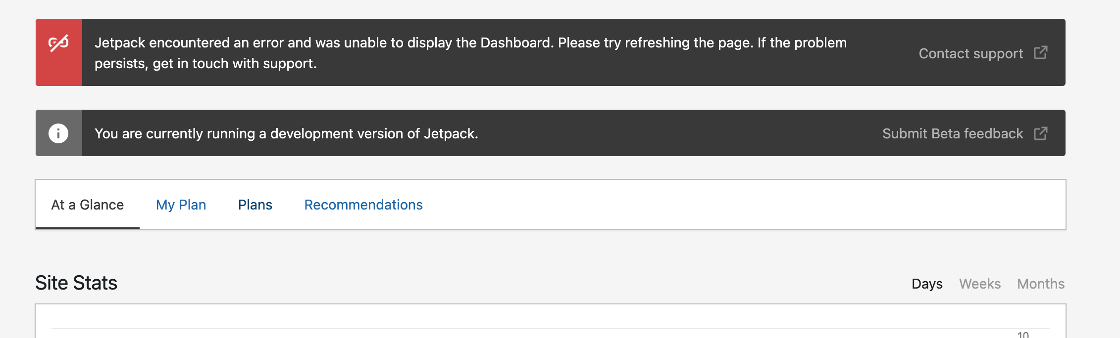 Admin Page Unhelpful Error Message Without Cta When Api Requests Fail · Issue 20006