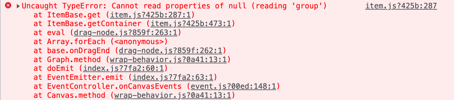 在 node:dragend 事件中执行 removeItem 报错 · Issue #4387 · antvis/G6 · GitHub