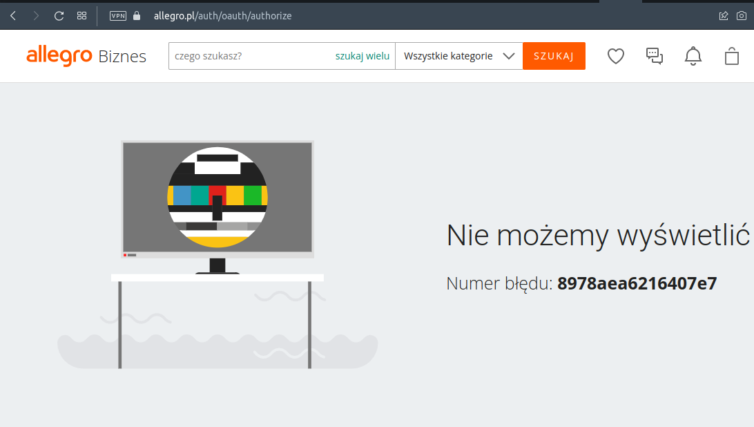 Nie Mogę Sparować Kont · Issue 6609 · Allegro Allegro Api · Github