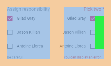 FormGroup for CheckBox/Radio inconsistencies · Issue #12940 · mui/material-ui · GitHub