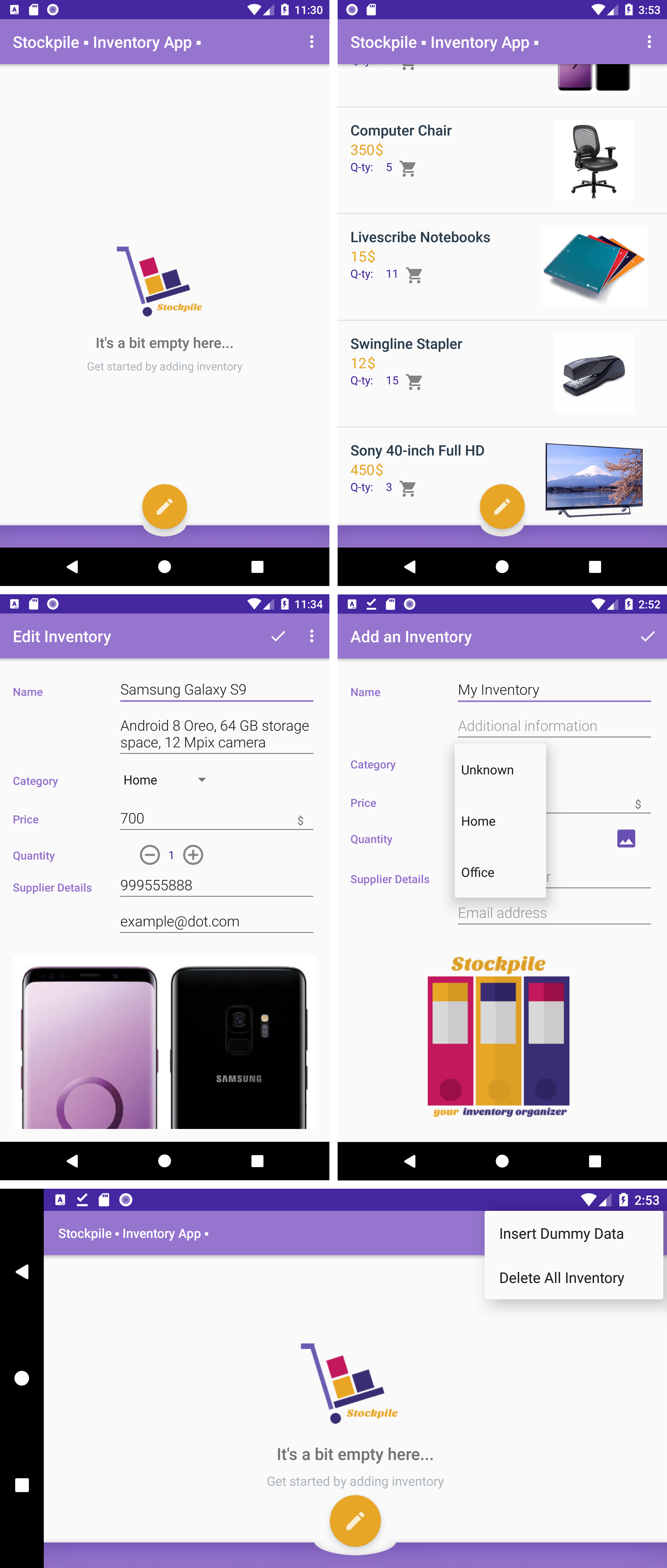 GitHub - OlgasArt/Stockpile: This is a handy inventory application that ...