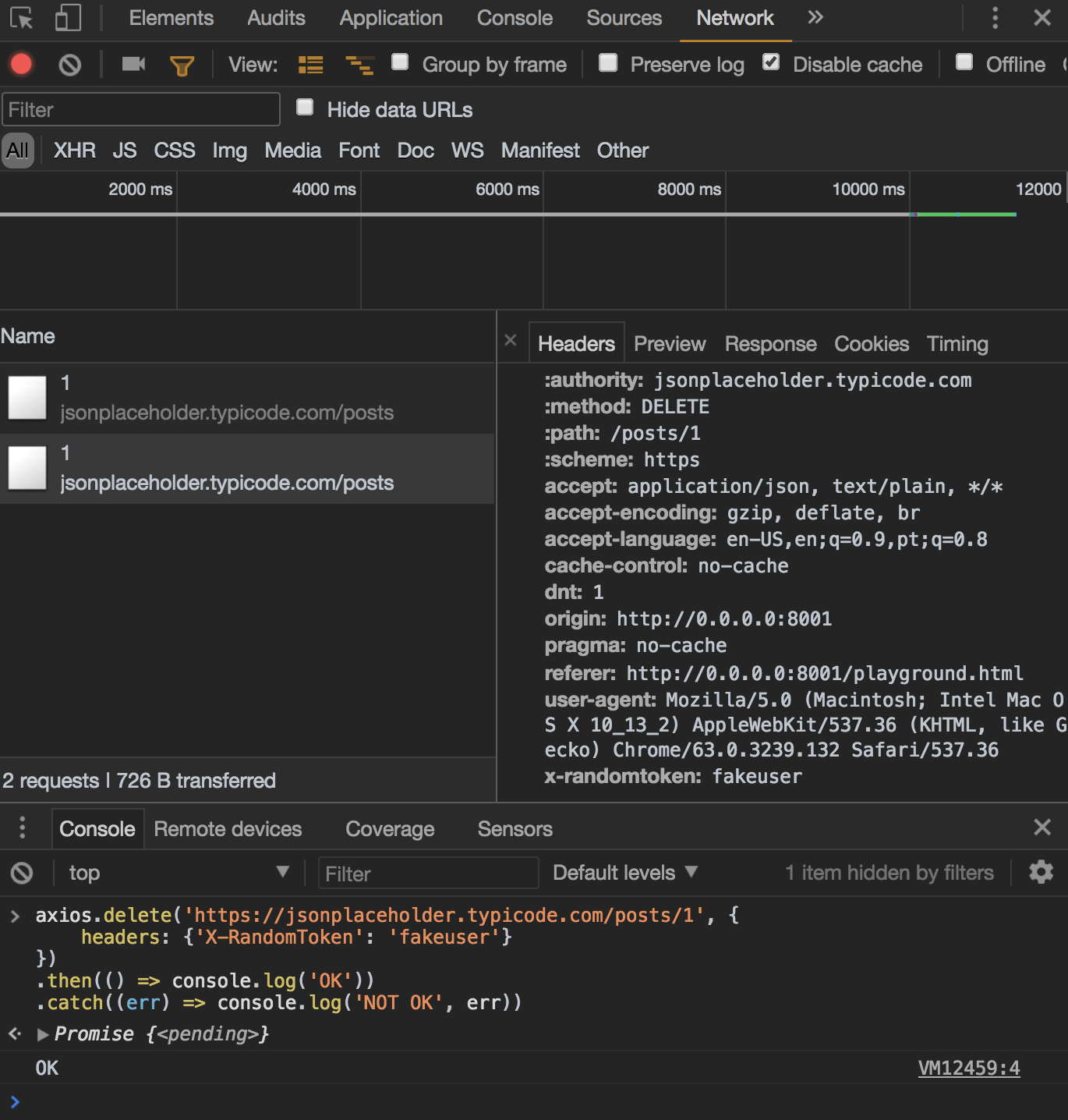 Headers malformed - identical Postman/Fetch request succeeds · Issue ...