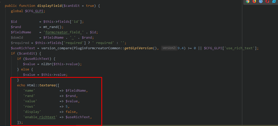 BUG - Put "RN" in Questions with type "Text Area" · Issue #1474 · pluginsGLPI/formcreator · GitHub